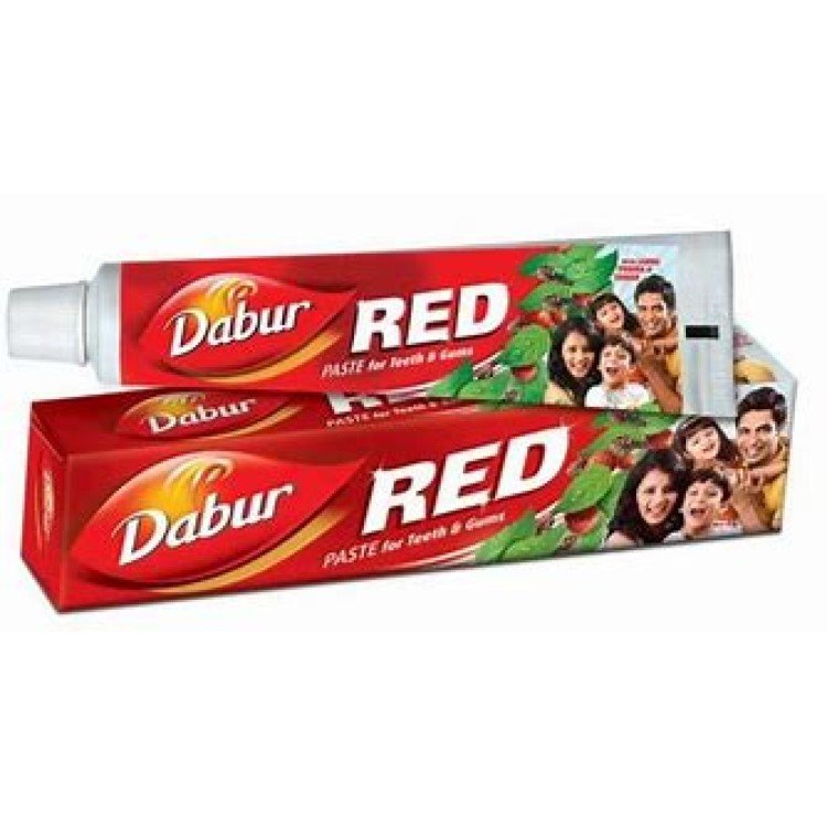 Dantų pasta DABUR RED - 100 g, 100 ml. - Damų Kampelis